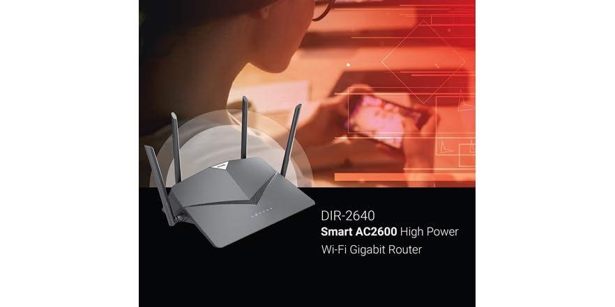 D-Link Smart Mesh WiFi Router AC2600