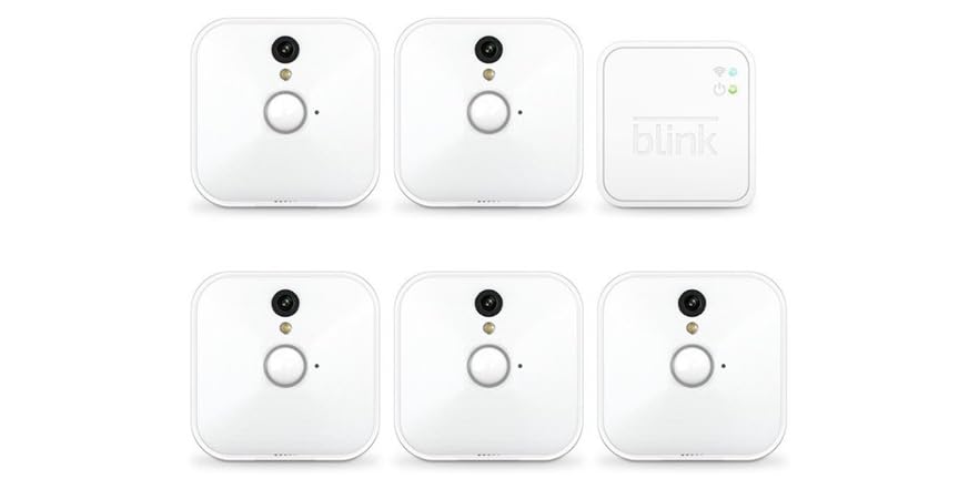 Blink Indoor Home Security Camera System - 1st Gen (5 Cam Kit)