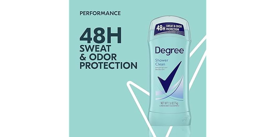 6Pk Degree Advanced Antiperspirant Deodorant