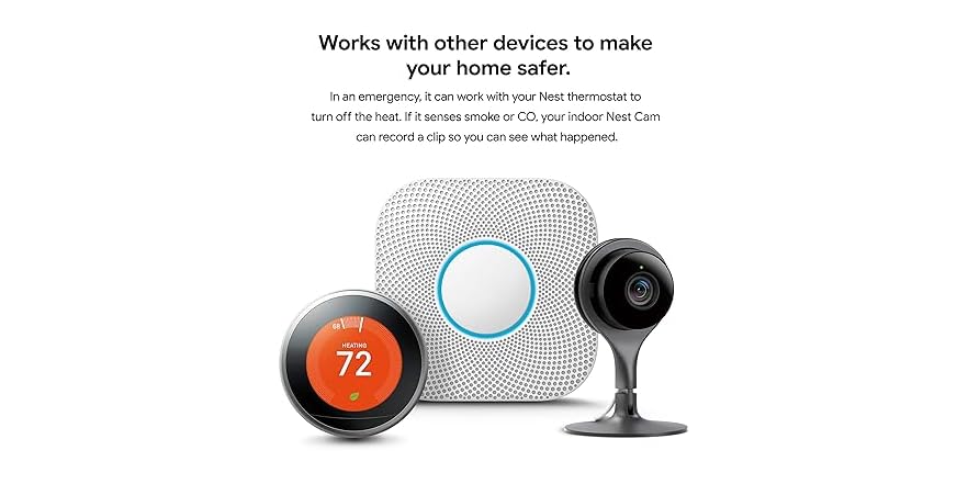 Nest NEST-S3000BWES Nest Battery Operated White Sm