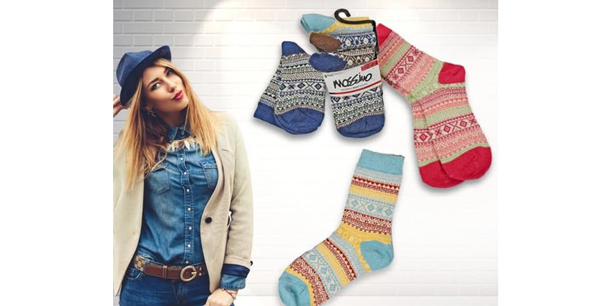 6-Pairs Mossimo Womens & Mens Boot Socks