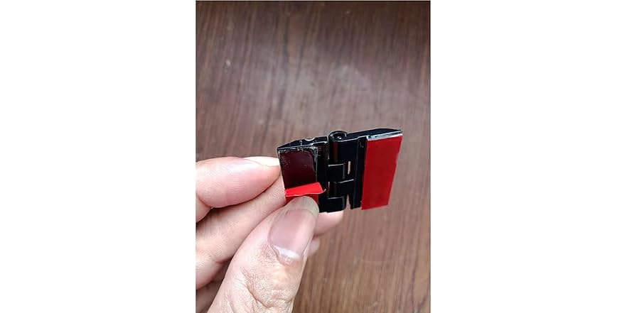 2 Pieces Piano Hinge Acrylic Black Hinge