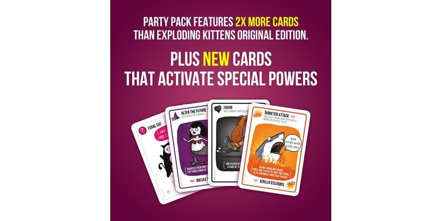 Exploding Kittens Party Pack Card Game