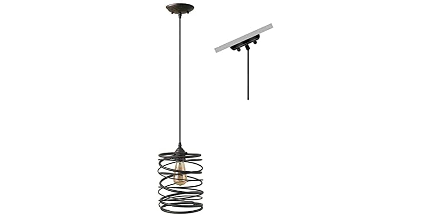 Rustic Ceiling Rust Cage Ceiling Lamp