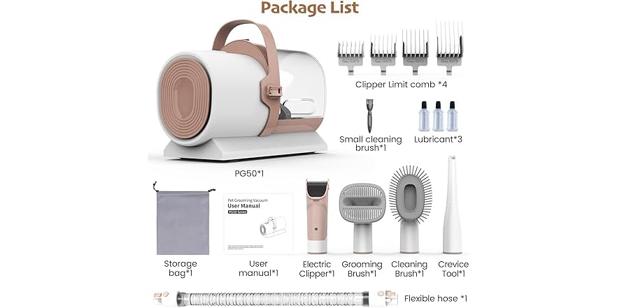 FIXR Pet Grooming Vacuum PG50