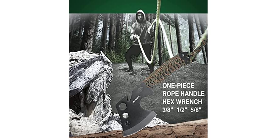 Swiss+Tech Hatchet Machete with Sheath