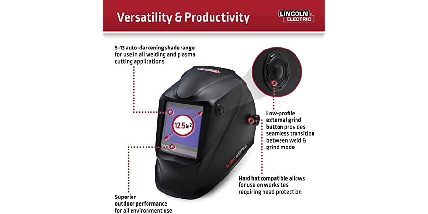 VIKING 3350 Code Red Welding Helmet