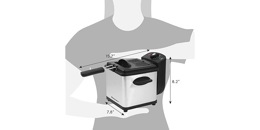 Elite Gourmet Mesh Basket 1.6 Quart / 6.5 Cup Oil