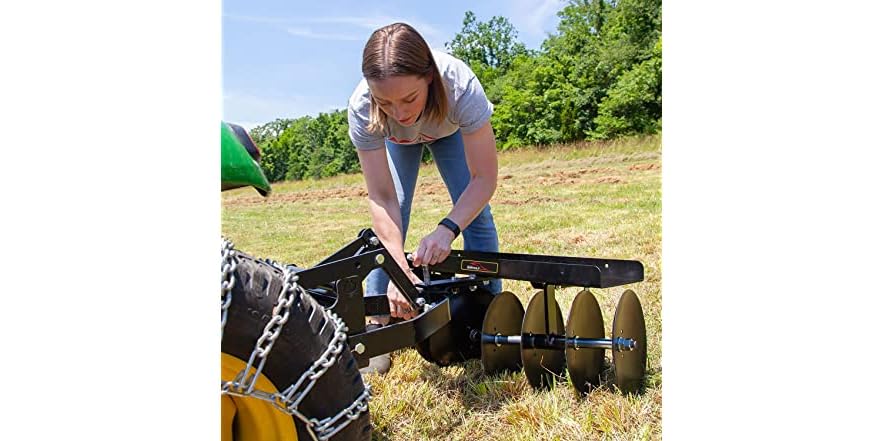 Brinly Sleeve Hitch Adjustable Disc Harrow