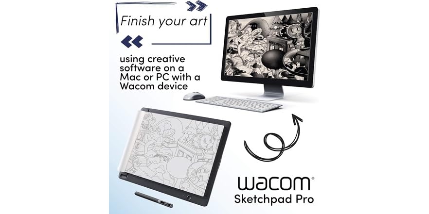 Wacom Sketchpad Pro Graphic Pen Drawing Tablet