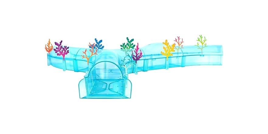 Zhu Zhu Aquarium Coral Reef Tunnel Playset w/ Fish