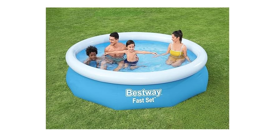 Bestway Fast Set 10’ x 26” Round Inflatable Pool