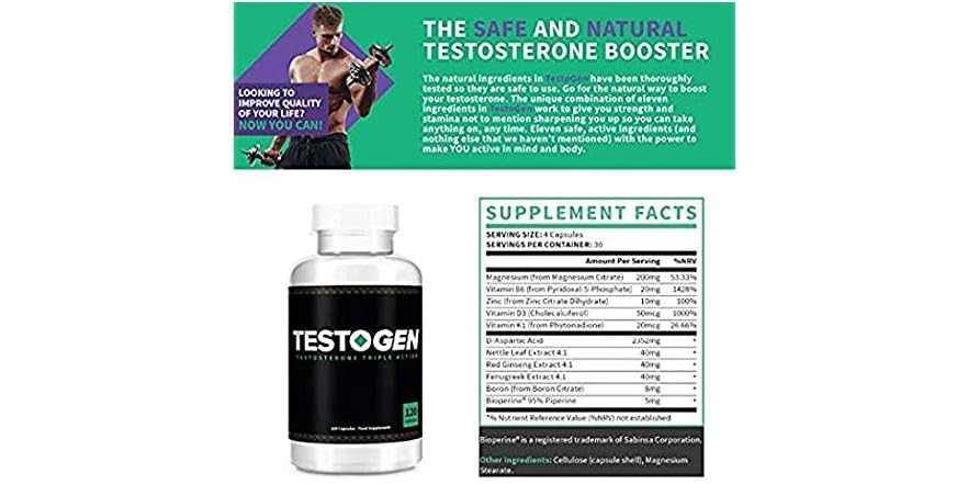 TestoGen Testosterone Booster