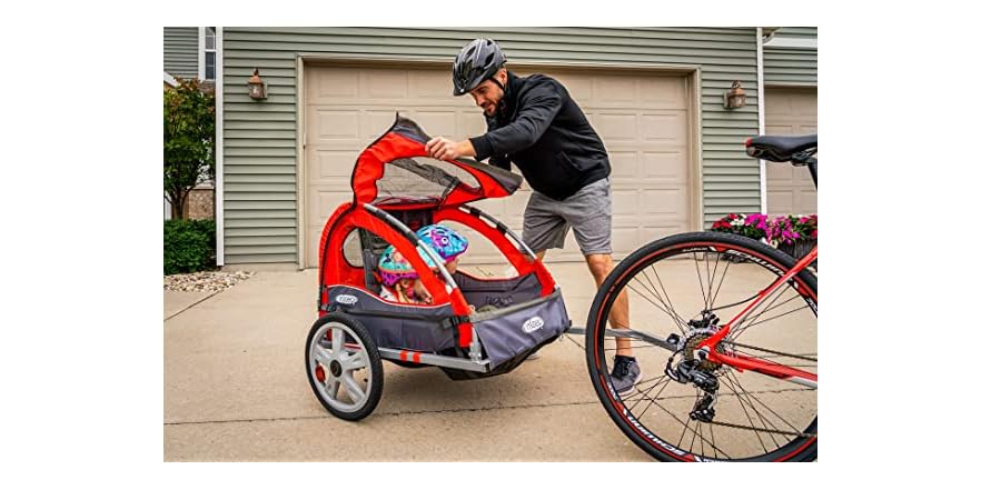 Instep Bike Trailer Kids Single Double Seat