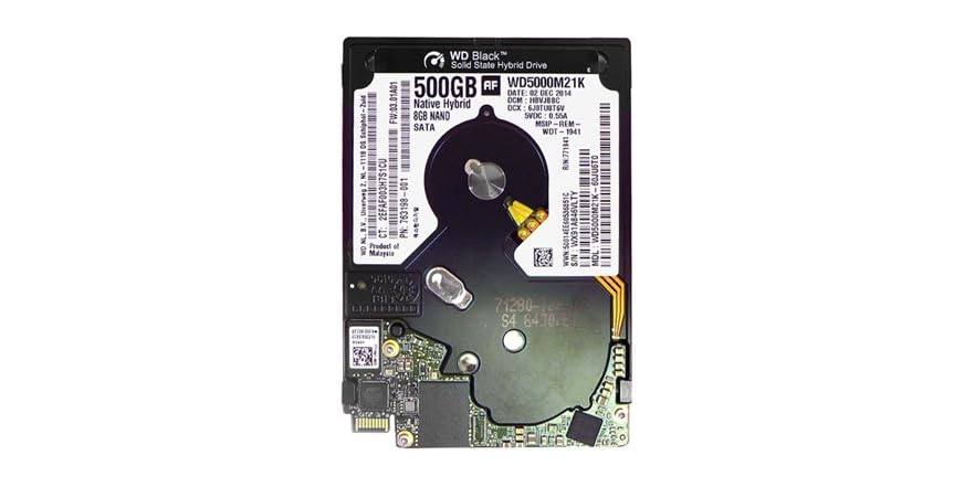 WD 500GB Ultra Slim (5mm) Hybrid SATA HD with 8GB SSD