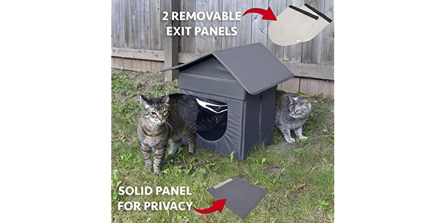 Kitty City Outdoor Stackable Cat House