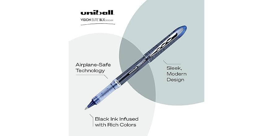 Uniball Vision Elite BLX Rollerball Pens