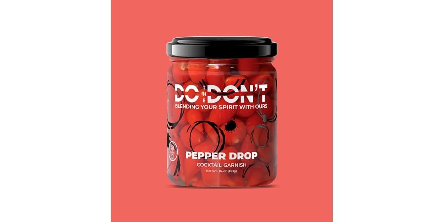 (3 Pack) Do the Don't Pepper Drop Red Preserved Garnish 16o