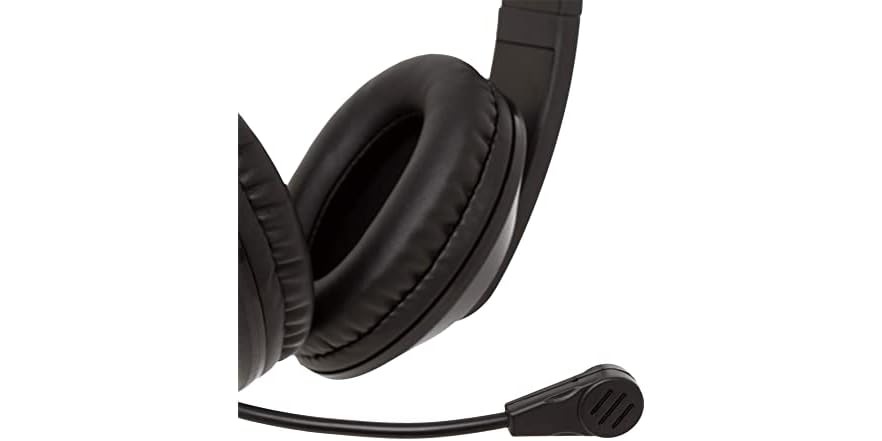 School Testing Headset w/Boom Microphone