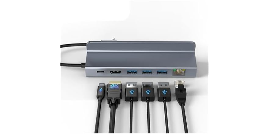 Tiergrade 6-in-1 USB-C Hub, 4K HDMI, Ethernet