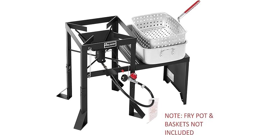 Fire Riot Outdoor Dual Jet Burner Black