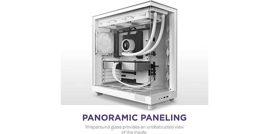 NZXT H6 Flow Compact Dual-Chamber Mid-Tower