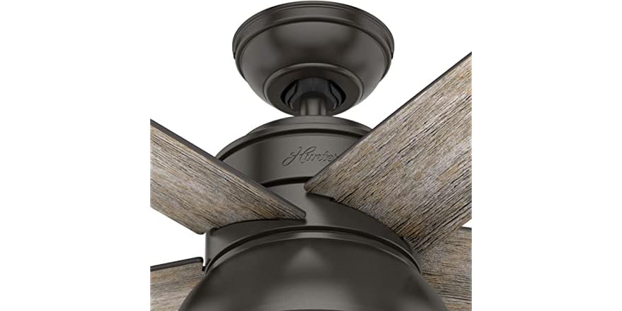 52" Contemporary Noble Bronze Indoor Ceiling Fan