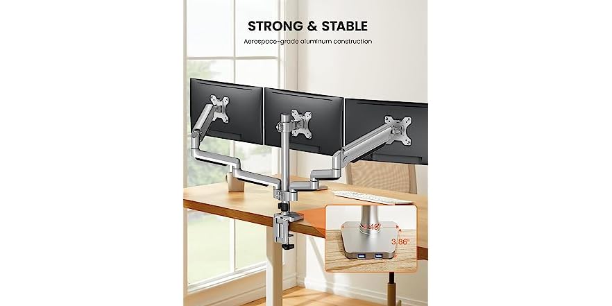 ErGear Triple Monitor Stand for Desk
