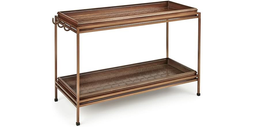 Double Boot Tray with Stand