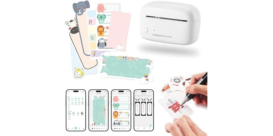 FORYAGOO mini sticker printer