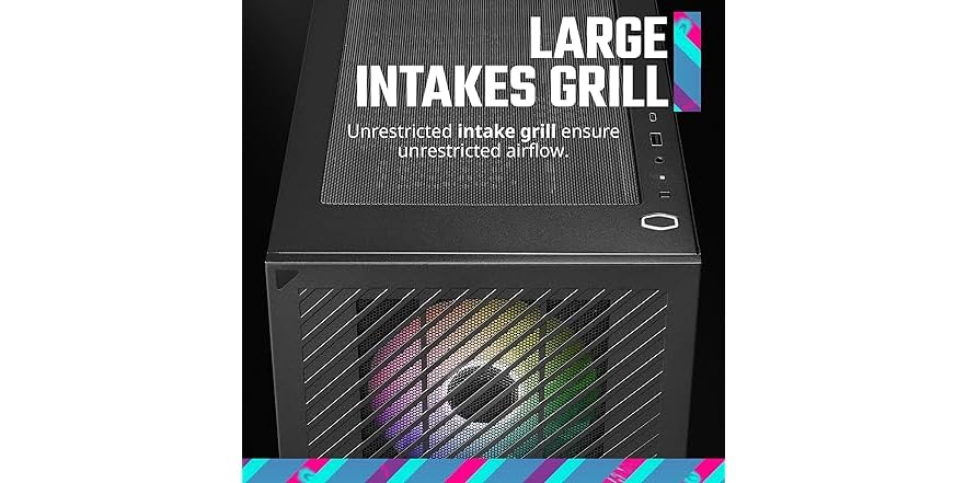 Cooler Master Elite 301 Micro-ATX High Airflow PC Case