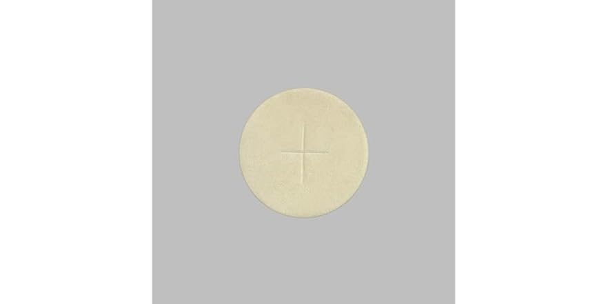Altar Bread White Host Cross Design 1000ct