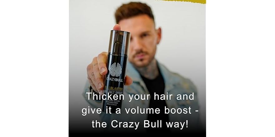 CrazyBull Bull Blaster Sea Salt Spray for Men