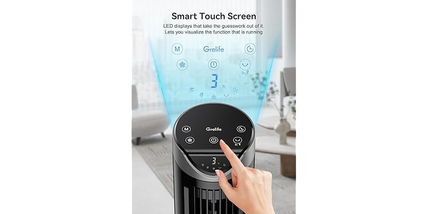 Grelife 13 Inch Tower Fan