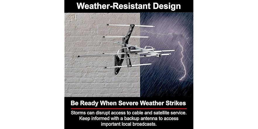 UltraPro Outdoor HD Long Range TV Antenna