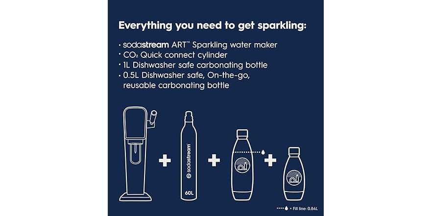 SodaStream ART Sparkling Water Starter Kit
