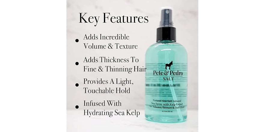 Pete & Pedro SALT Sea Salt Spray for Hair
