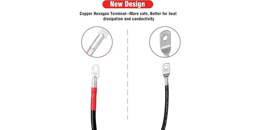 digi marker 4 Gauge Golf Cart Battery Cables for EZ