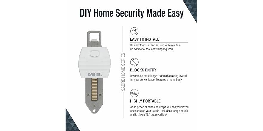SABRE Portable Door Lock