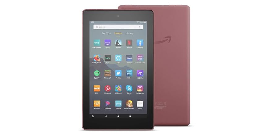 Amazon Fire 7 Tablet (Plum, 2019 Model)