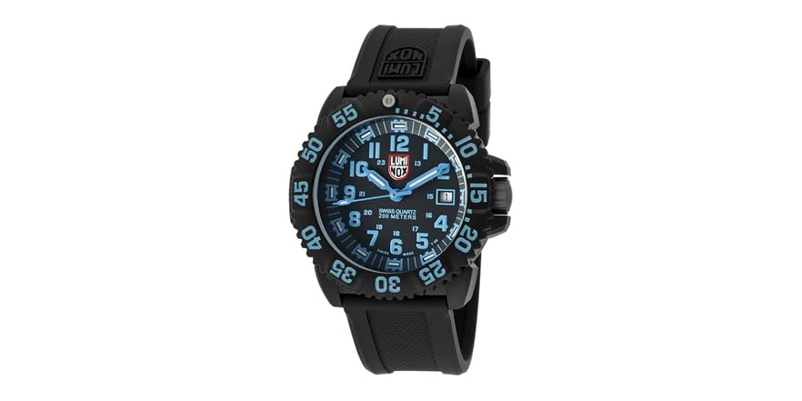 Luminox Men's Black & Blue Watch