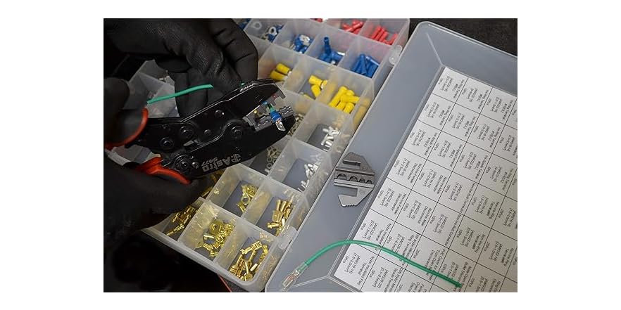 Astro Tool 9477 7Pc Ratchet Crimping Tool Set