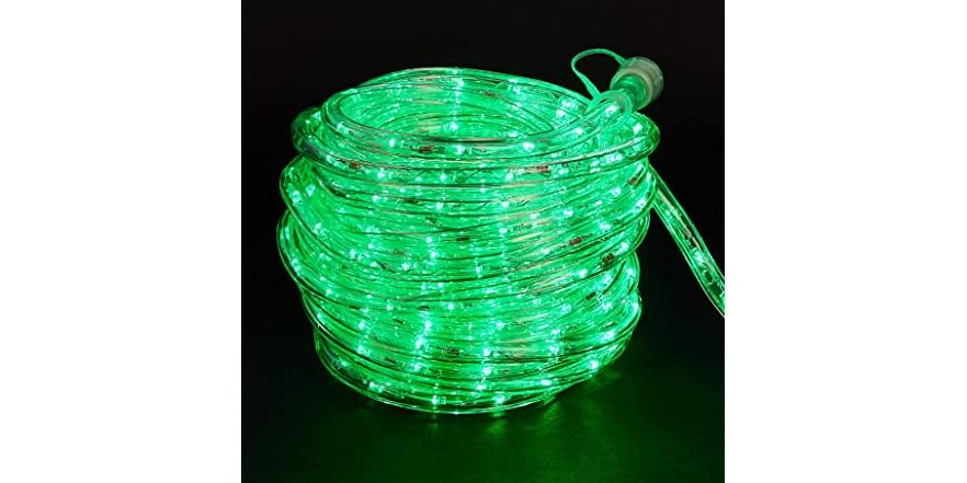 AmazonBasics Green LED Rope Light