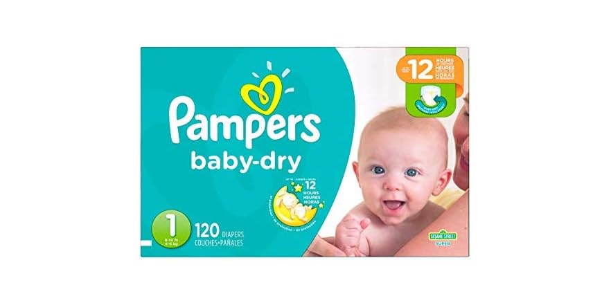 Pampers Baby Size 1 Diapers Super Pack