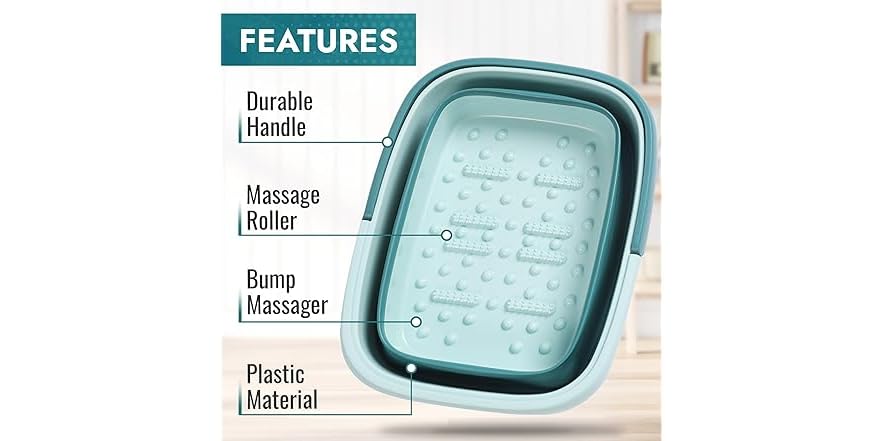 Collapsible Foot Bath – Advanced Foot Soaking Tub