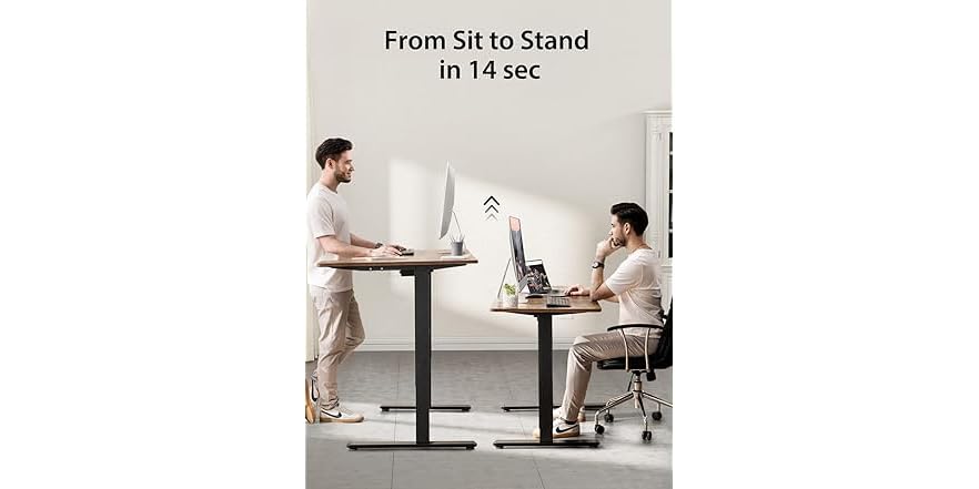 Totnz L-Shaped Height Adj. Standing Desk