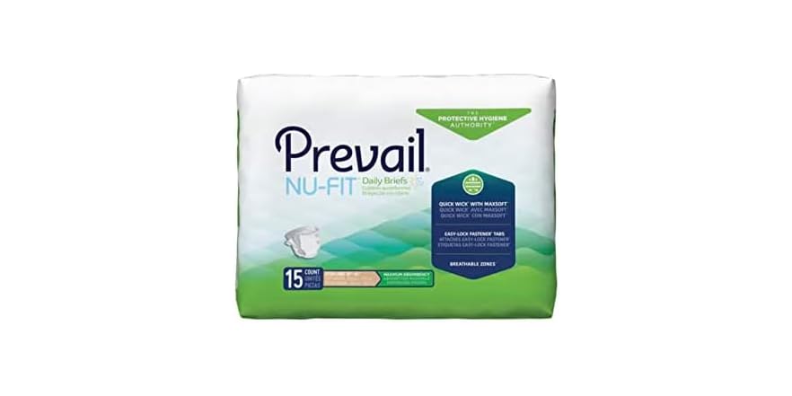 Prevail Nu-Fit Adult Brief X-Large