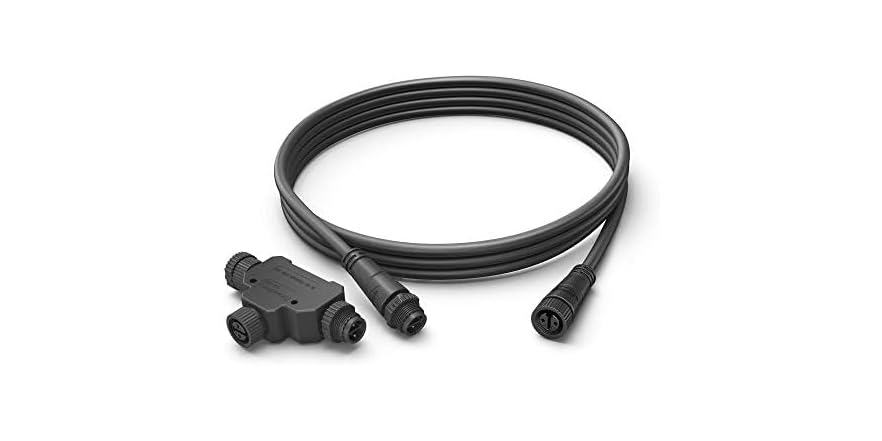 Philips Hue Outdoor 8-Foot Cable and T Connector
