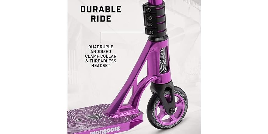 Mongoose Rise Freestyle Stunt Scooter