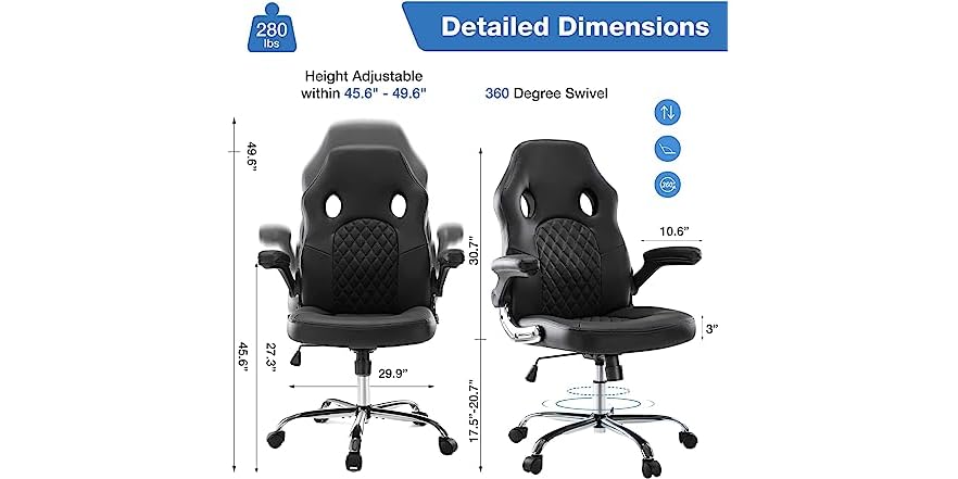 JHK Ergonomic Gaming Chair